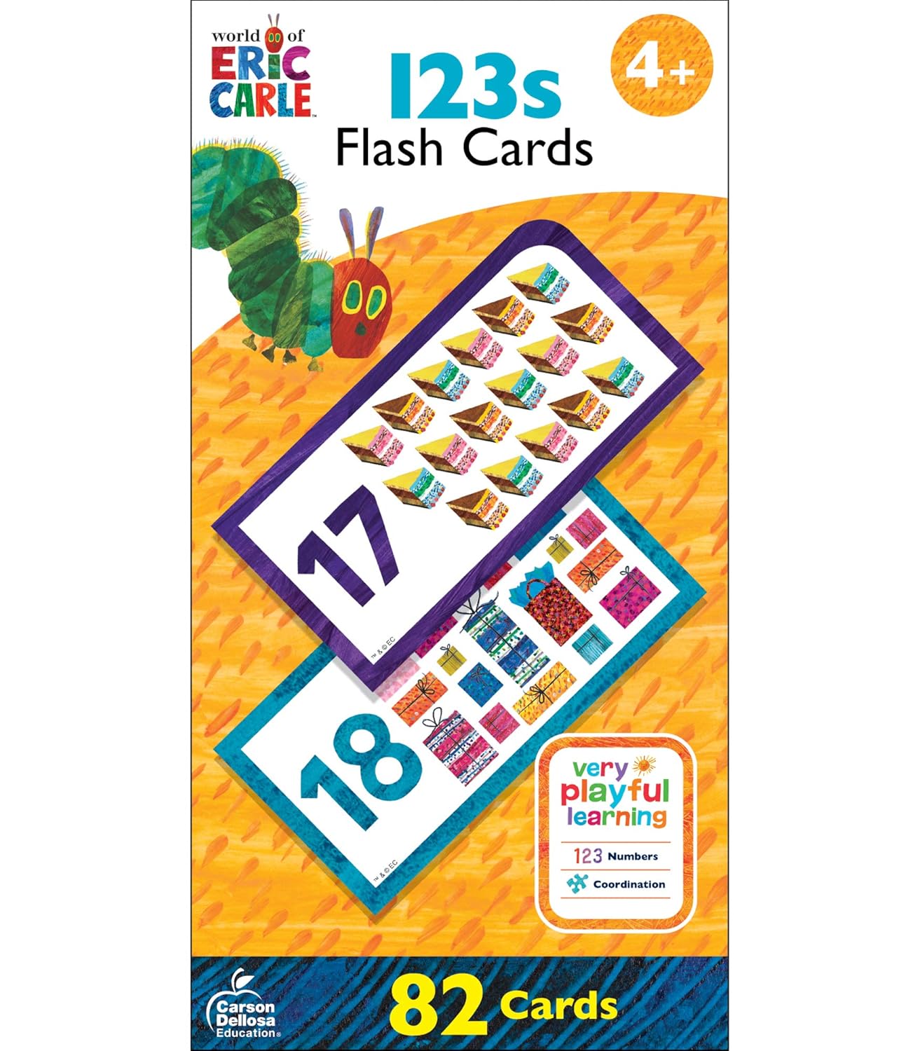 CD134058: World of Eric Carle Number Flash Cards, Very Hungry ...