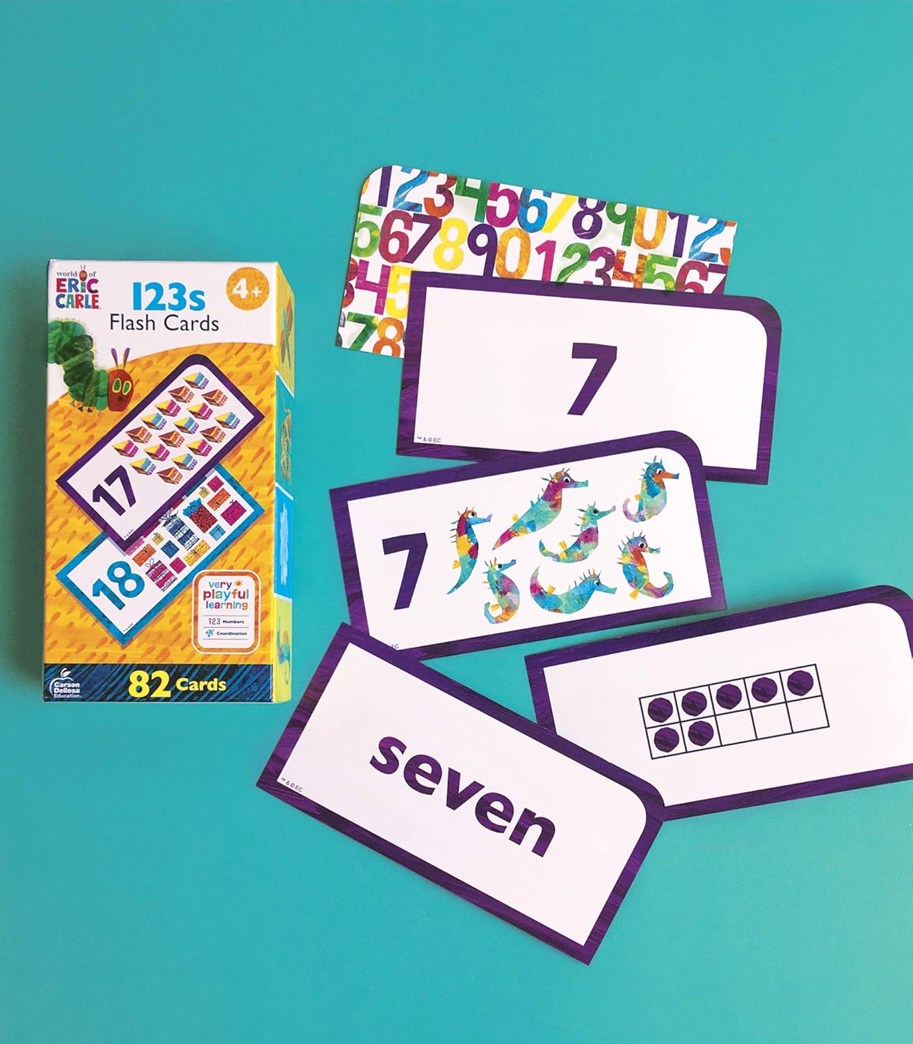 CD134058: World of Eric Carle Number Flash Cards, Very Hungry ...